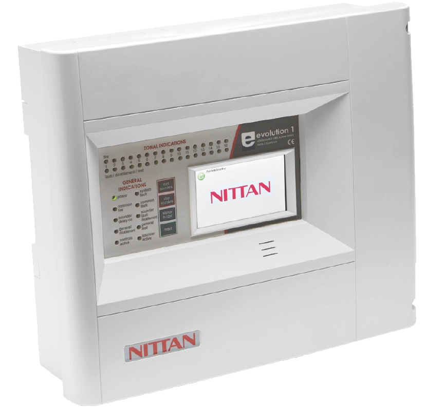 Nittan Evolution1 Touch Screen Fire Alarm Panel | 4.3 Inch, Remote Access – WME