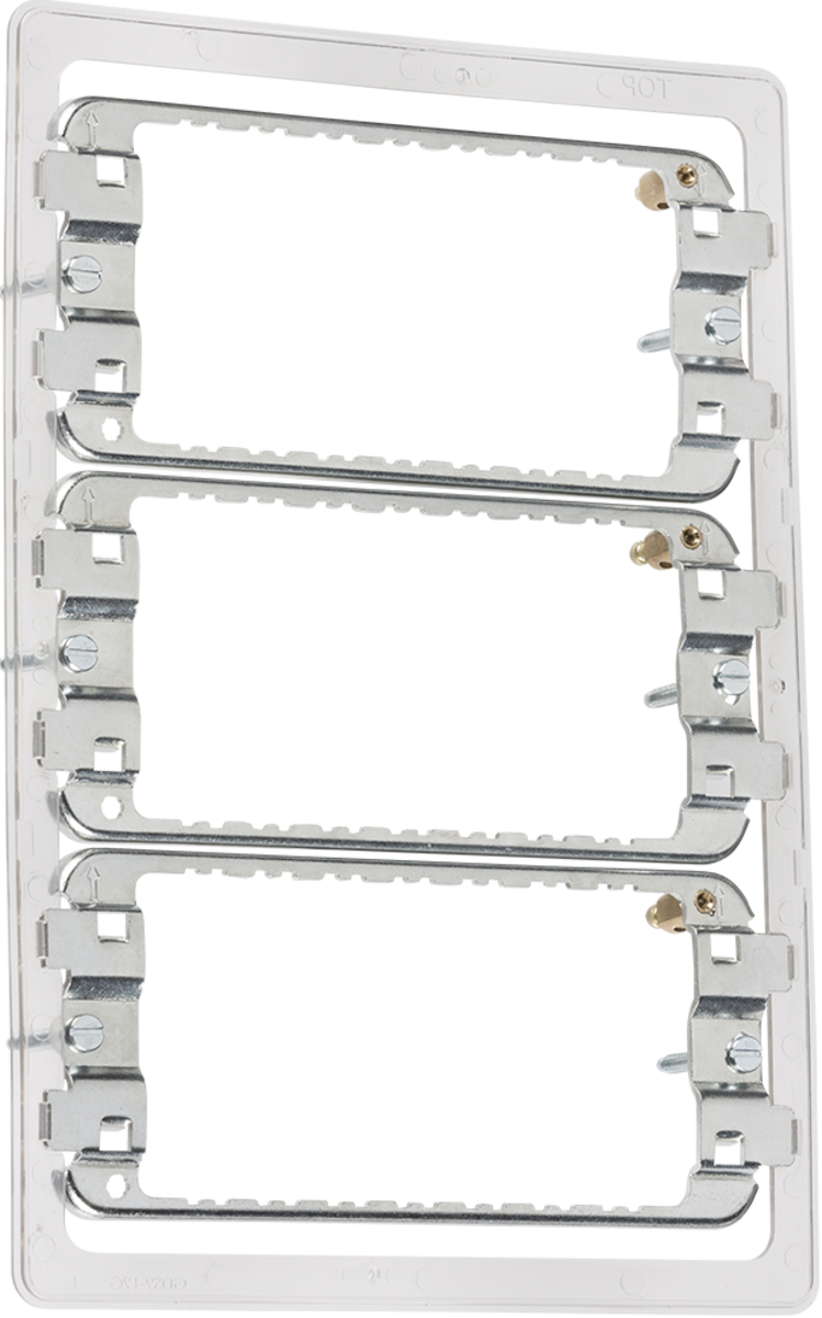 Knightsbridge GDS004F 9-12G Screwless Grid Mounting Frame, IP20 – WME