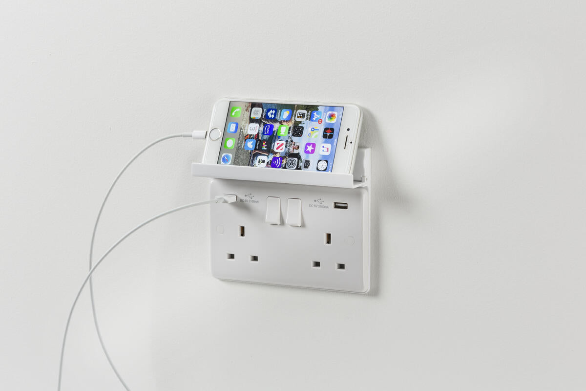 Knightsbridge: 2GPHW, Fold Away Phone Holder for Double Switched ...