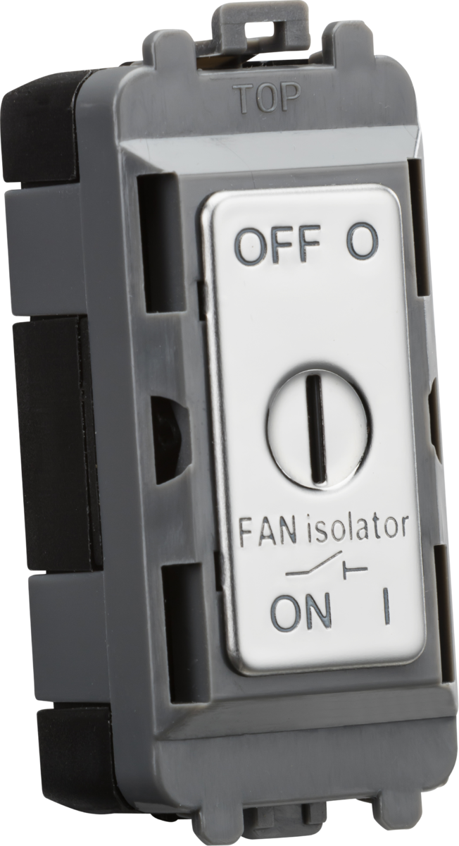 Knightsbridge: GDM021PC, 10A Fan Isolator Key Switch Module, Polished ...
