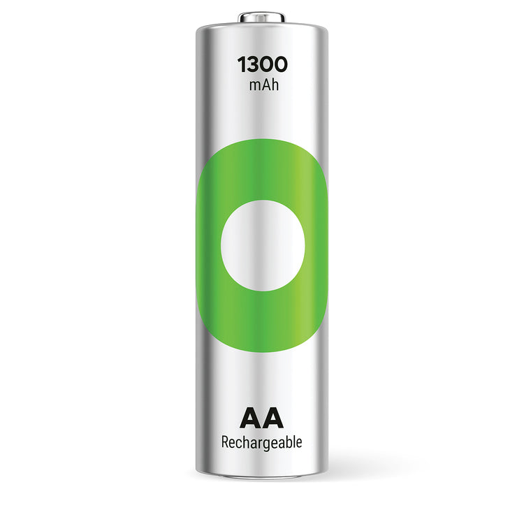 GP: 656.150UK, Recyko+ NiMH Rechargeable Batteries, AA, 1300mAh, 4 Pack ...
