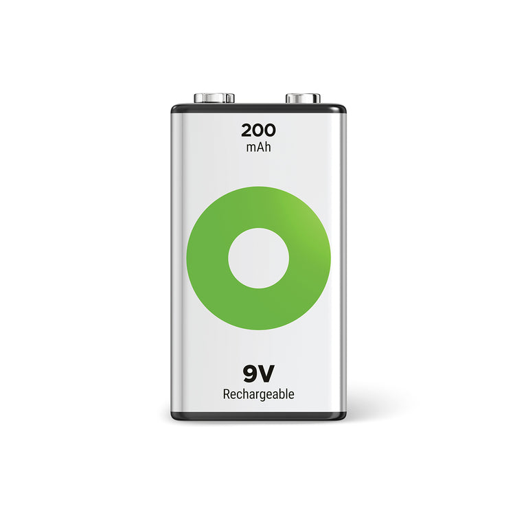 GP: 656.857UK, Recyko+ NiMH Rechargeable Battery, PP3 9V, 200mAh, 1.2V ...