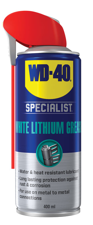 WD-40 400ml Specialist White Lithium Grease 701.329UK | Smart Straw – WME