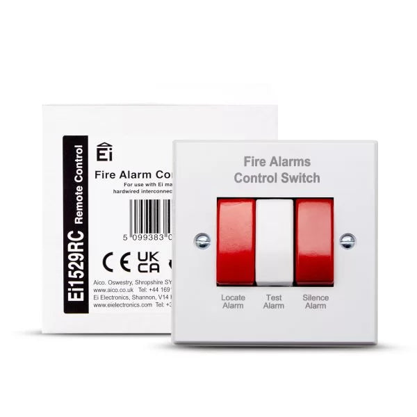 Aico Ei1529RC Hard Wired Alarm Control Switch – Test, Locate, Silence – WME