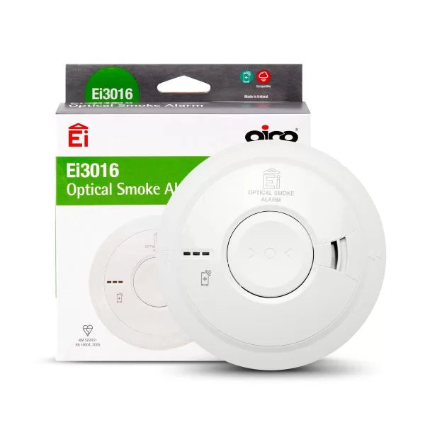 Aico Ei3016 Optical Smoke Alarm – High-Performance Sensor – Ei3016, Ei ...