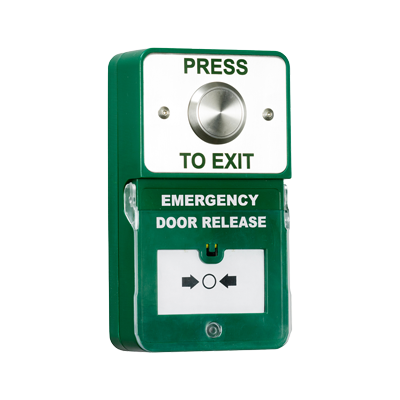 RGL DU-SS/PTE Dual Stainless Press-to-Exit Button with Resettable ...